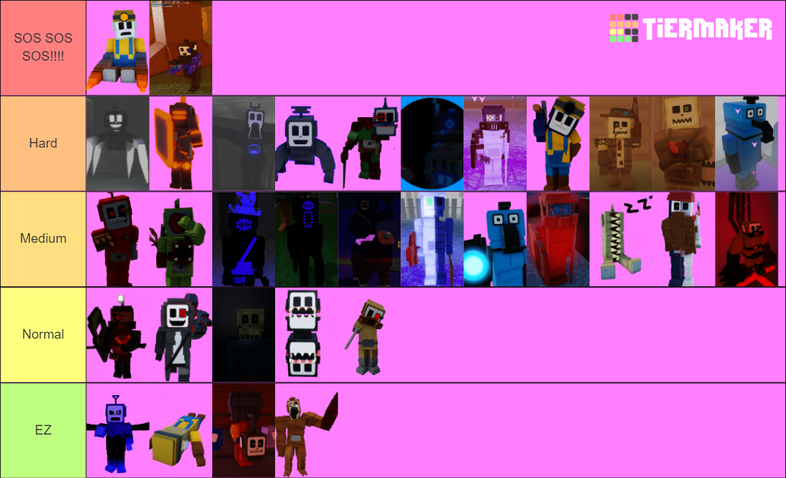 Slendytubbies the apocalypse enemies Tier List (Community Rankings ...