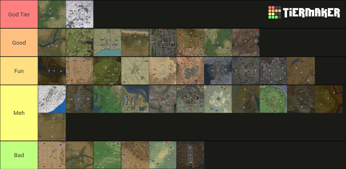 Warthunder Ground Battle Maps Tier List (Community Rankings) - TierMaker