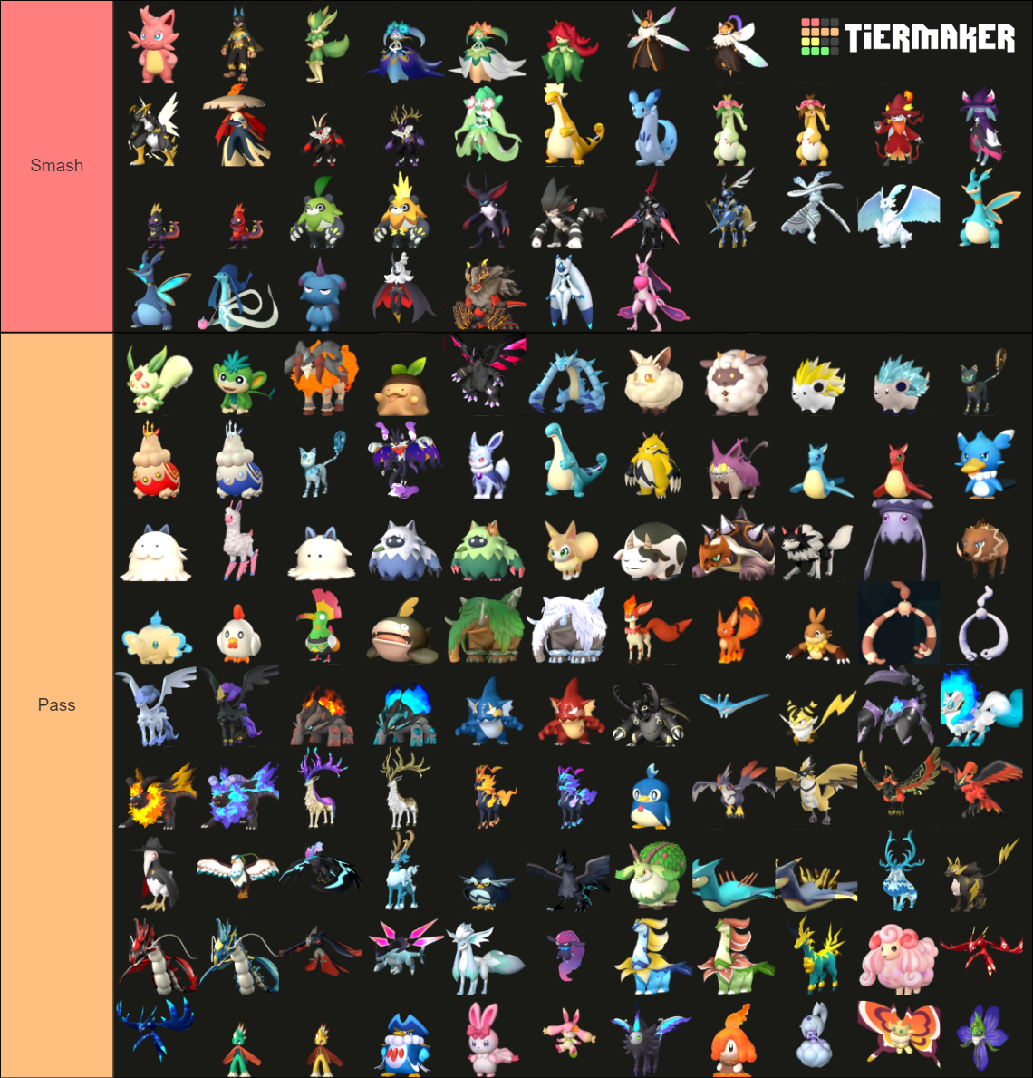 Palworld Smash or Pass Tier List (Community Rankings) - TierMaker