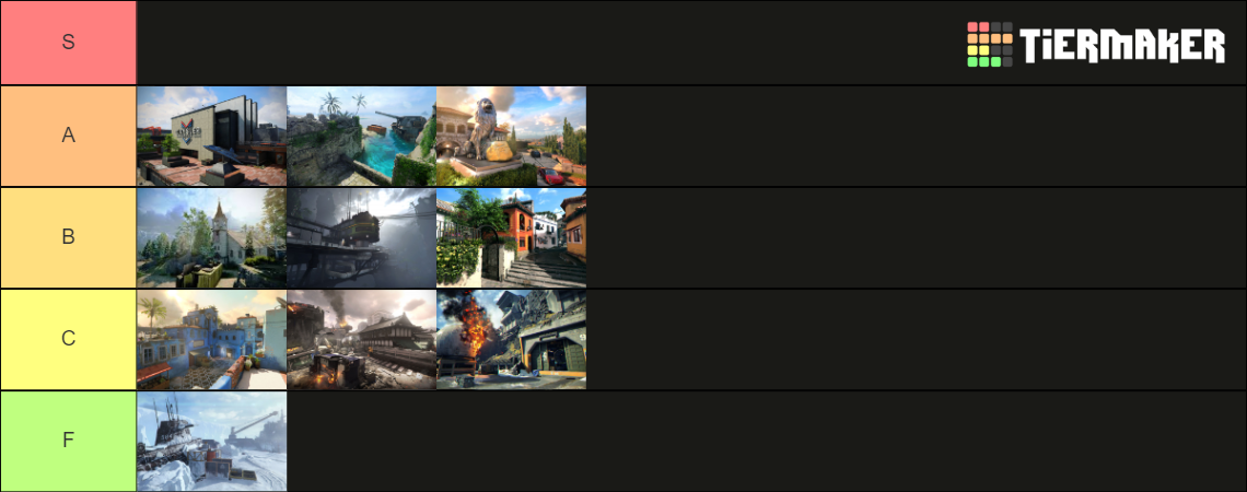 bo4 mp map Tier List (Community Rankings) - TierMaker