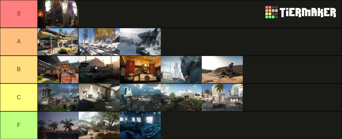 All Call Of Duty Black Ops Cold War maps (Season 6) Tier List ...