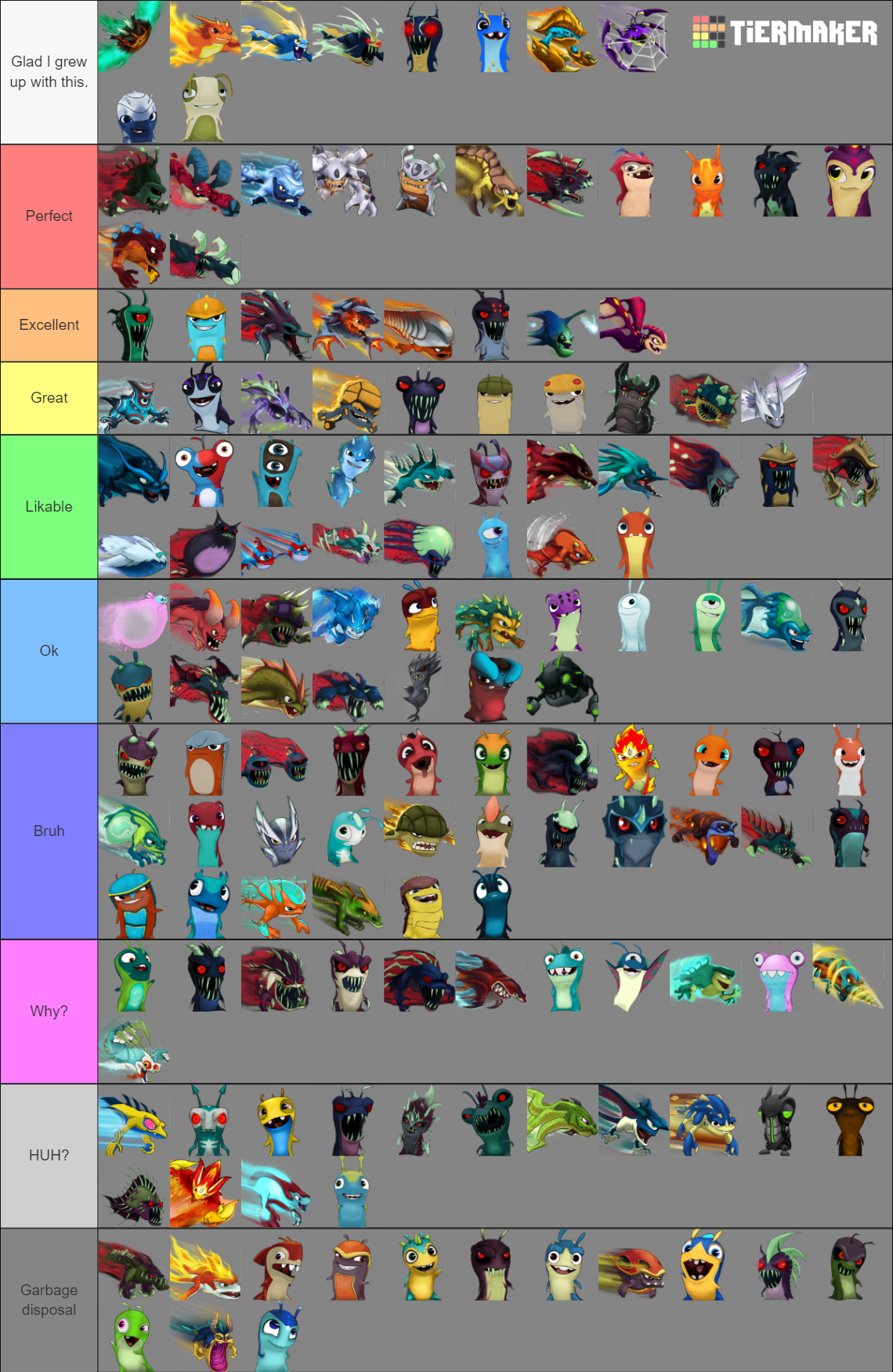 Slugterra All Slugs and Velocity Forms Tier List (Community Rankings ...