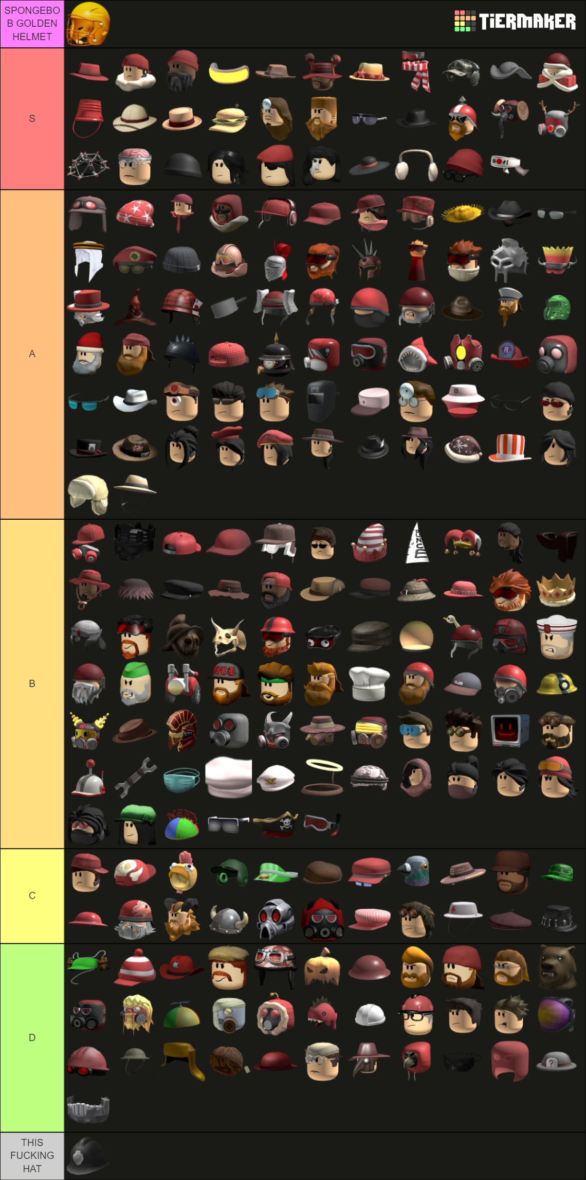 typical colors 2 hat tierlist Tier List (Community Rankings) - TierMaker