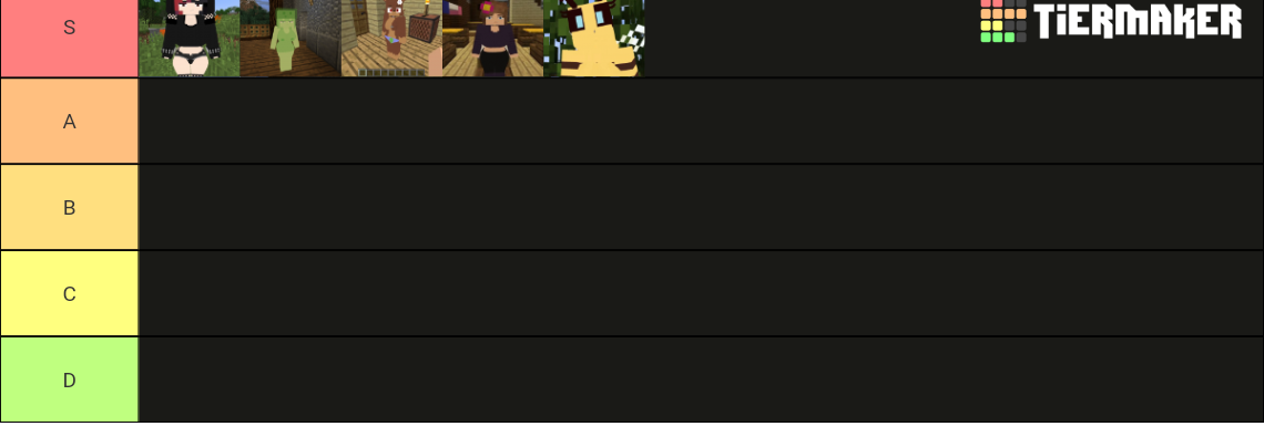 Jenny mod mineraft Tier List (Community Rankings) - TierMaker