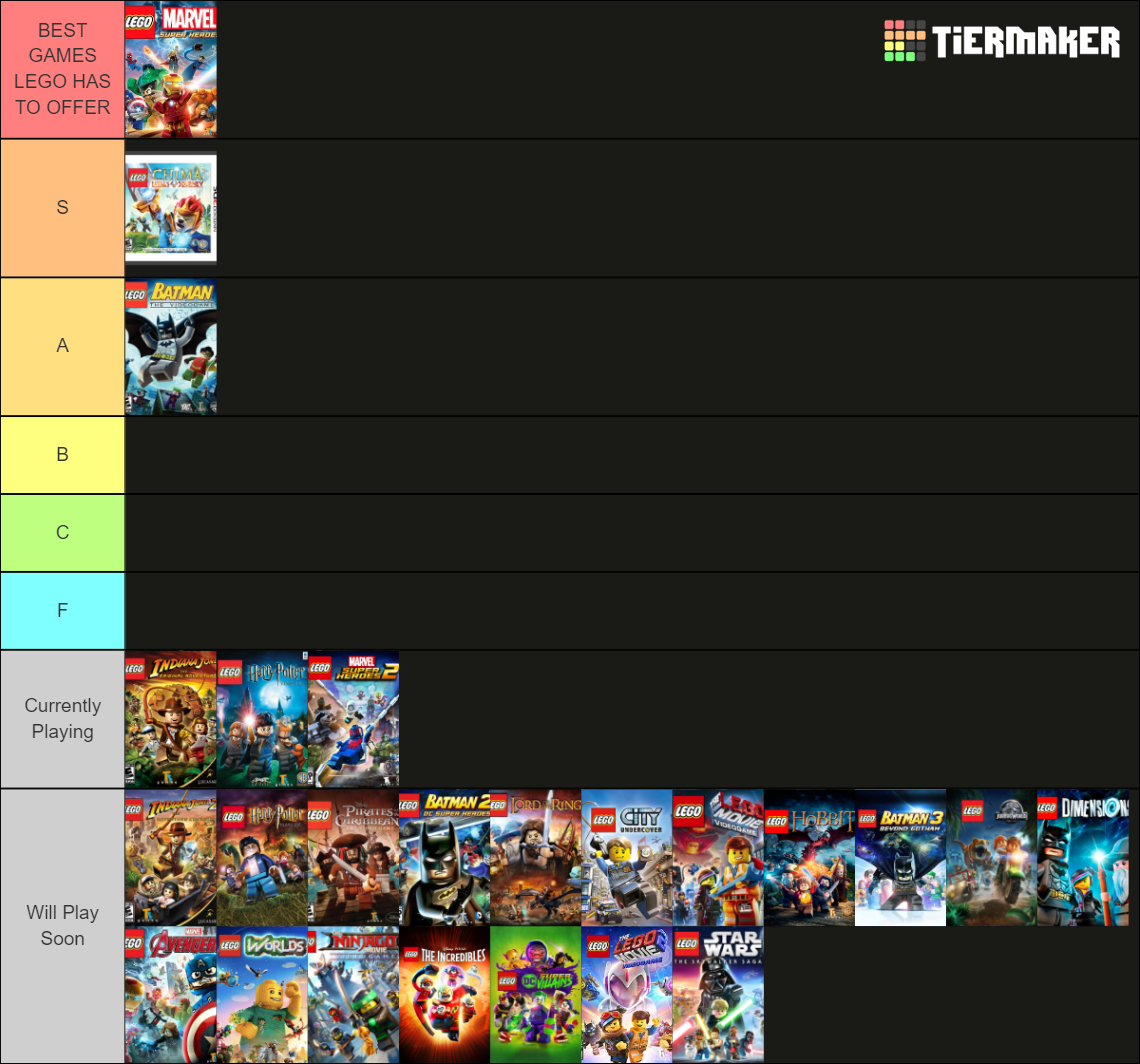 (57 GAMES) Definitive Tt Games LEGO Game Tier List (Community Rankings ...