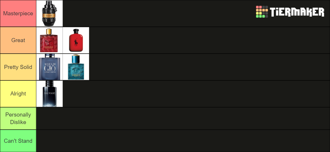 Ultimate Fragrance Tier List (Community Rankings) - TierMaker