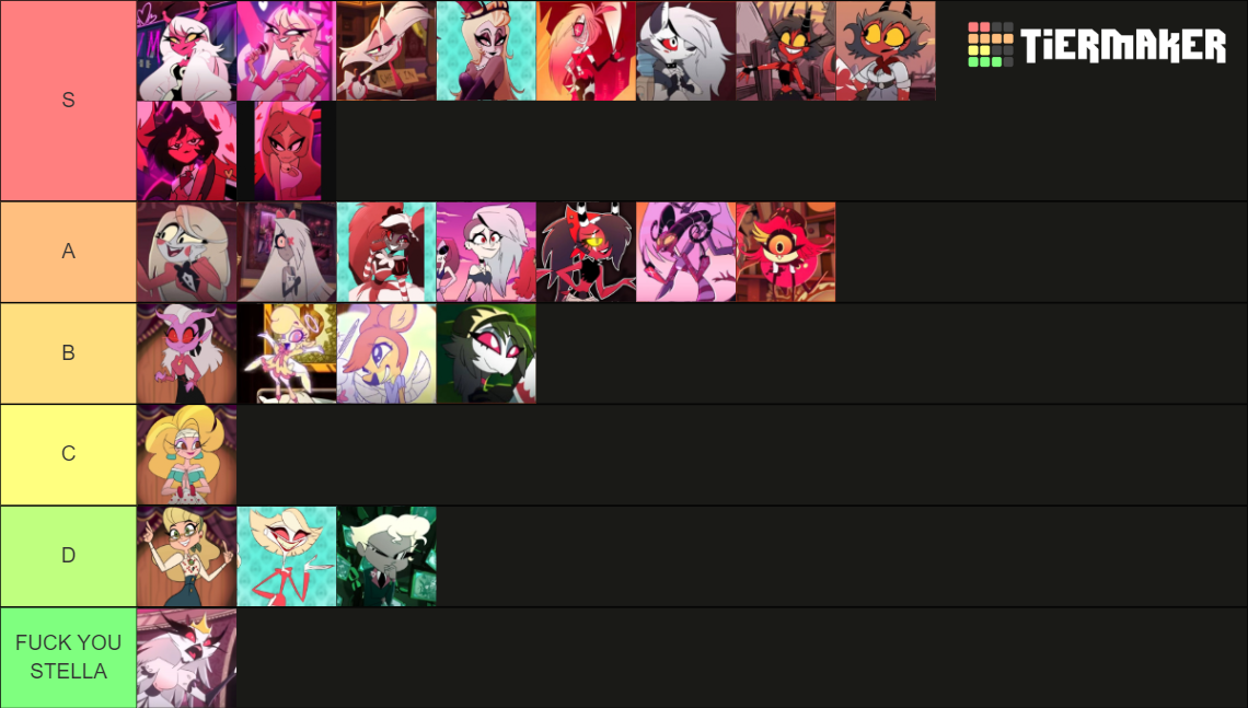 Ranking Every Hazbin Hotel/Helluva Boss Female Characters! Tier List ...