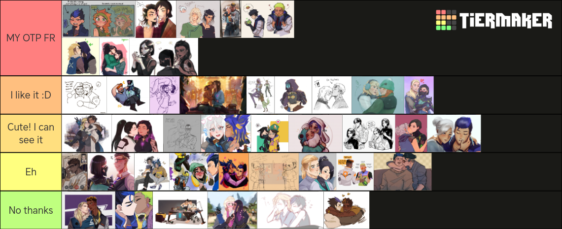 Valorant ships (Up till Iso) Tier List (Community Rankings) - TierMaker