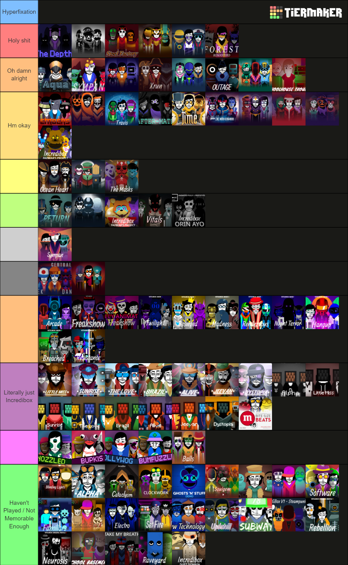 All Incredibox Mods Tier List (Community Rankings) - TierMaker
