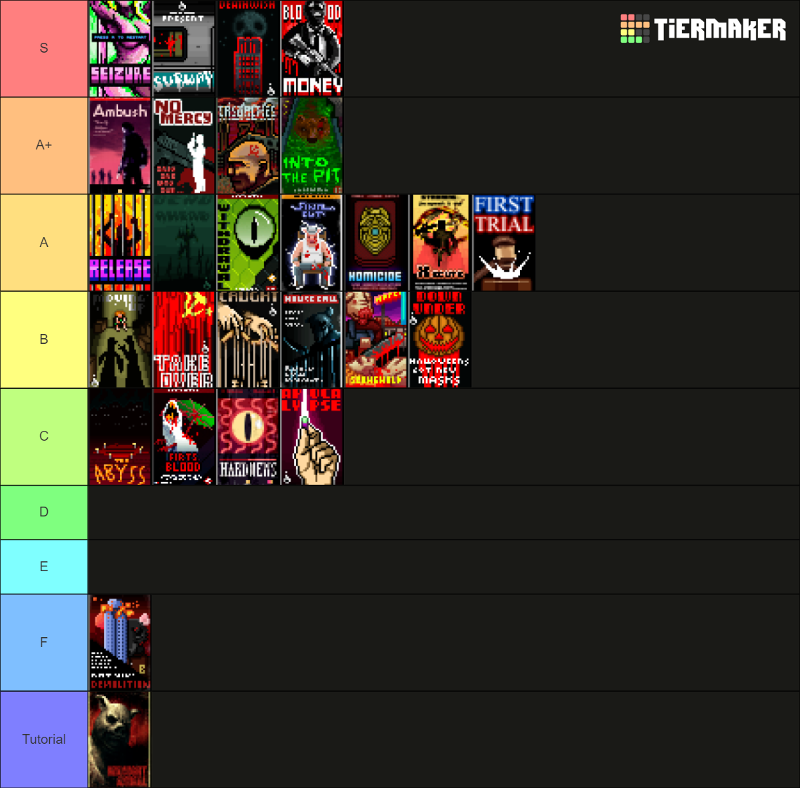 Hotline Miami 2 Chapters Tier List (Community Rankings) - TierMaker