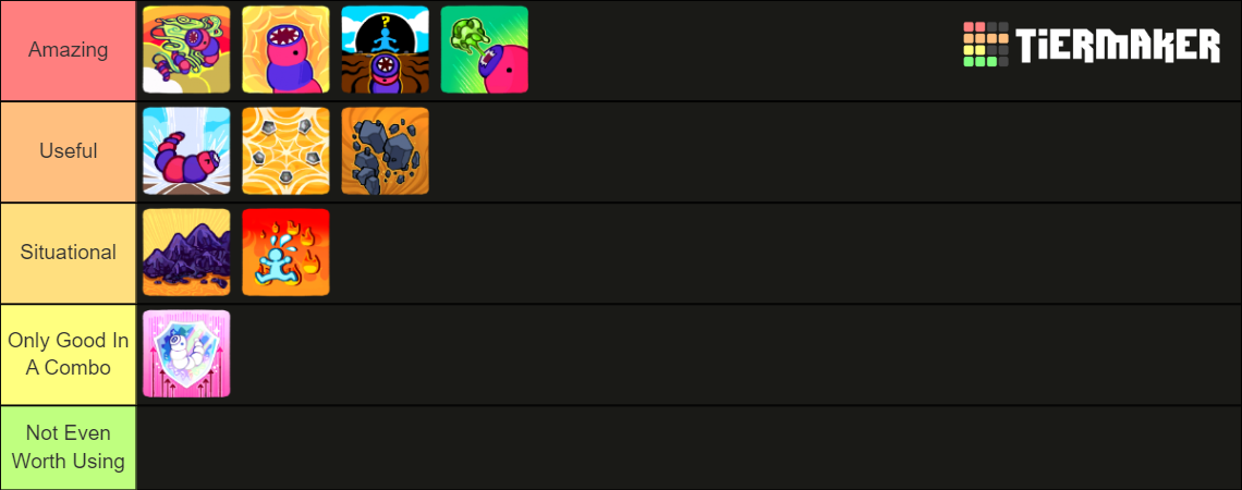 Last Train Outta' Wormtown: Worm Abilities Tier List (Community ...