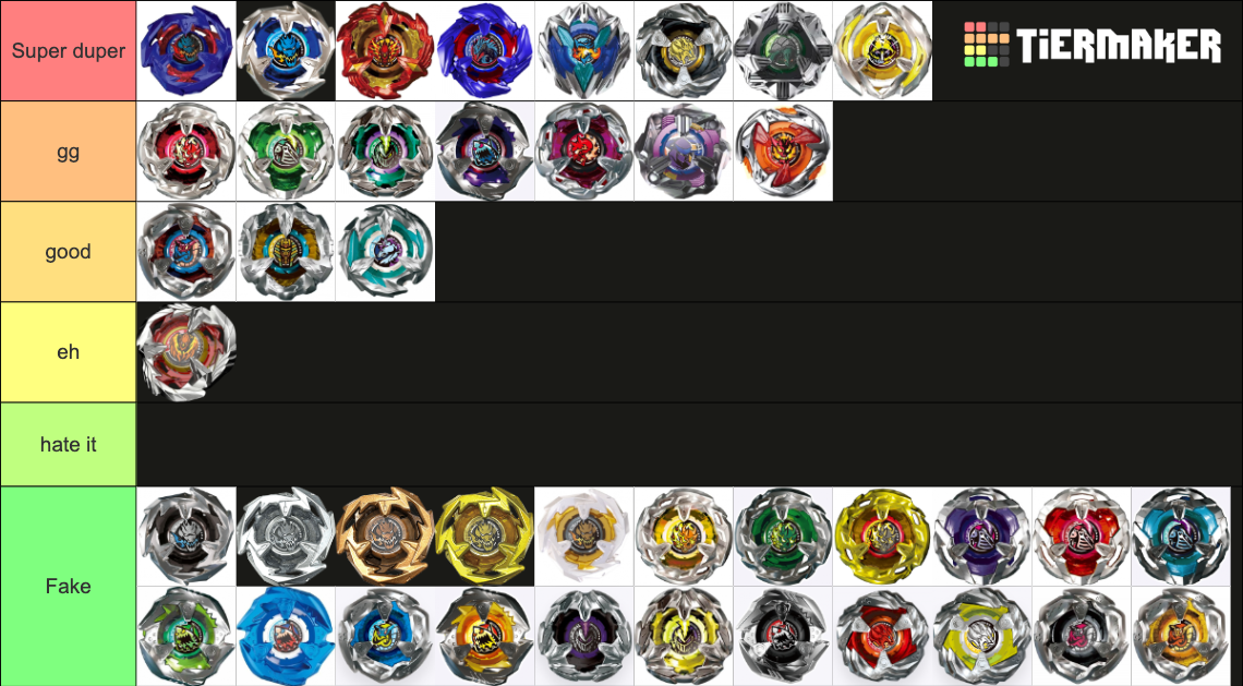 Beyblade X Releases Tier List (Community Rankings) - TierMaker