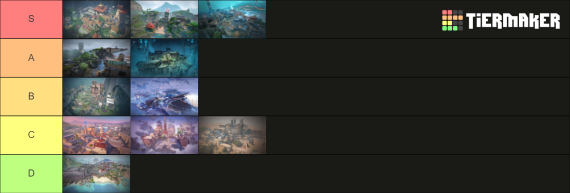 Valorant maps (2024) Tier List (Community Rankings) - TierMaker
