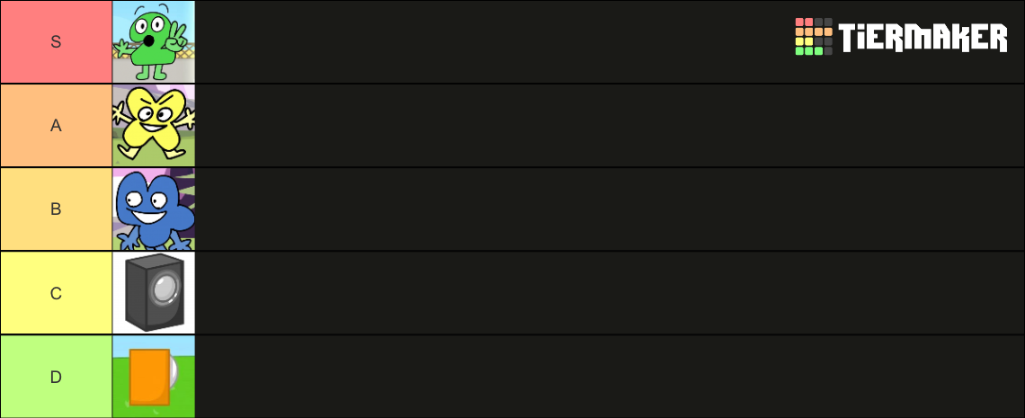 bfdi host Tier List (Community Rankings) - TierMaker
