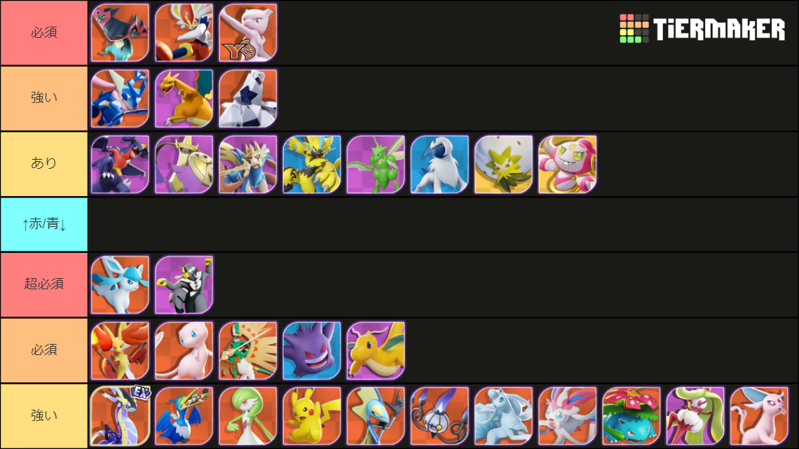 Pokémon UNITE Tier List (Community Rankings) - TierMaker