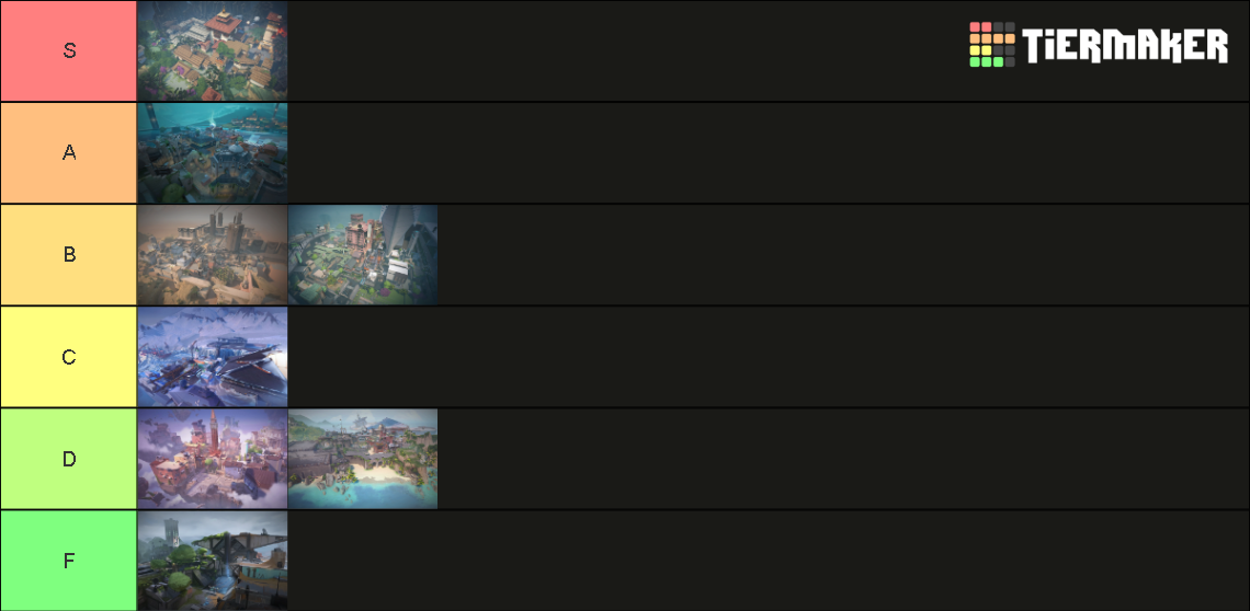 Valorant Maps (Including Pearl) Tier List (Community Rankings) - TierMaker