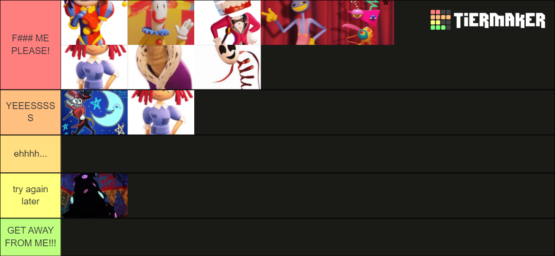 tadc smash or pass :) Tier List (Community Rankings) - TierMaker