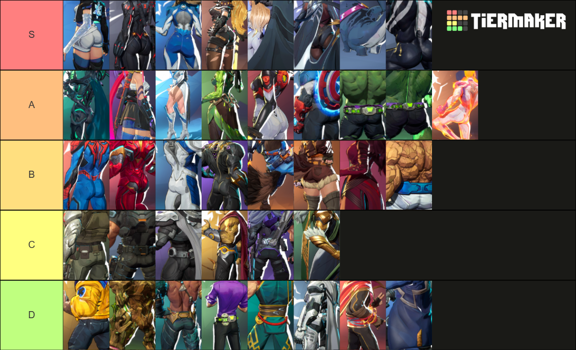 Marvel Rivals Gyat Tier List (Community Rankings) - TierMaker