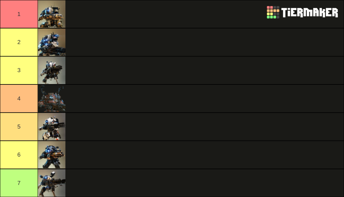 Titanfall 2 Titans Tier List (Community Rankings) - TierMaker