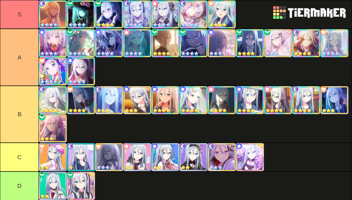 kanade cards Tier List (Community Rankings) - TierMaker