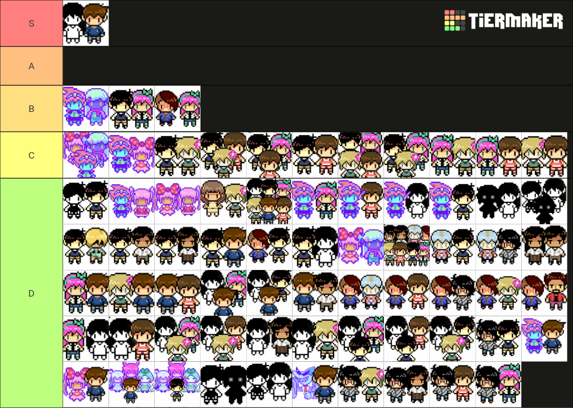 All OMORI ships (69 total) Tier List (Community Rankings) - TierMaker