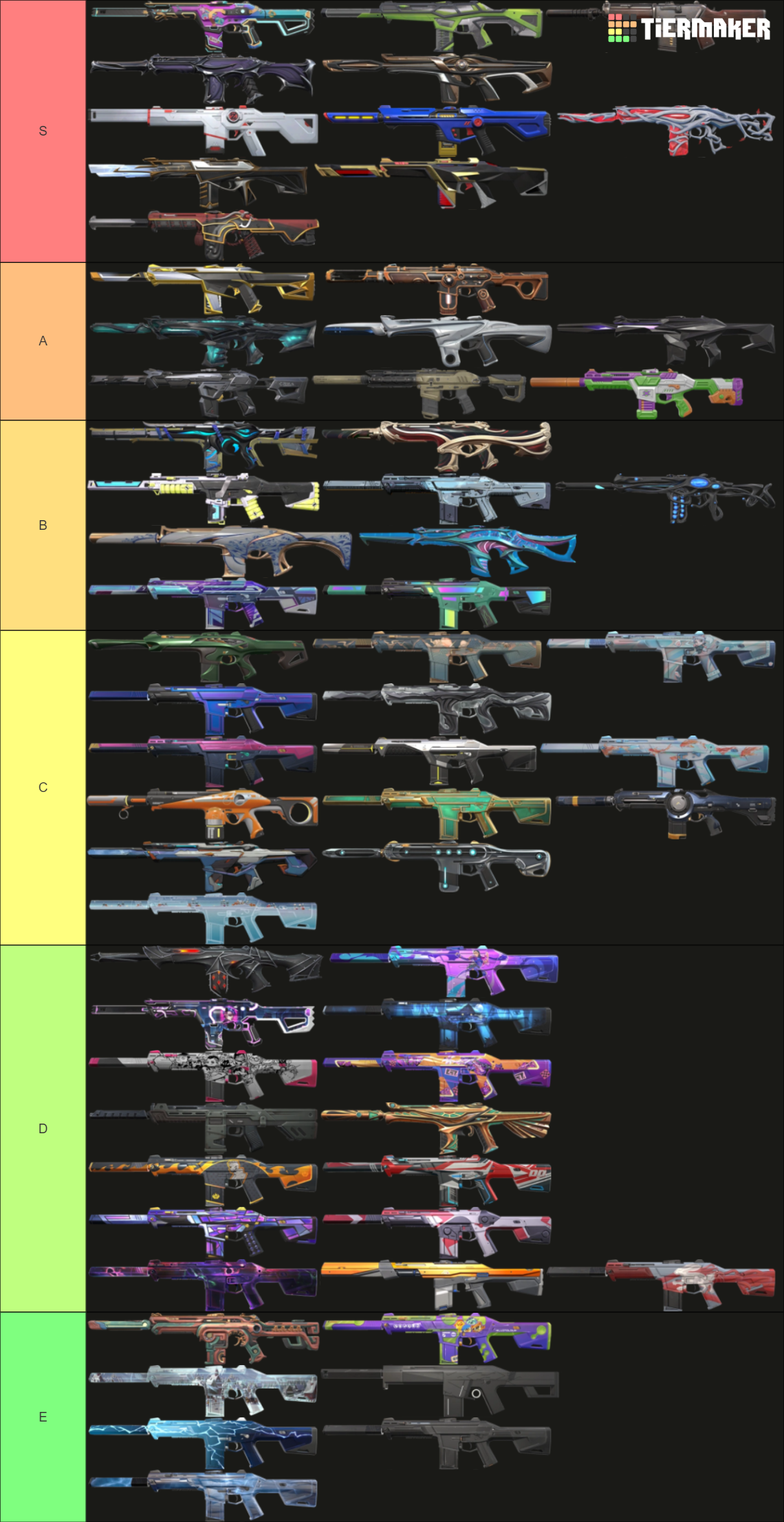 Valorant Phantom Skins (February 2024) Tier List (Community Rankings ...