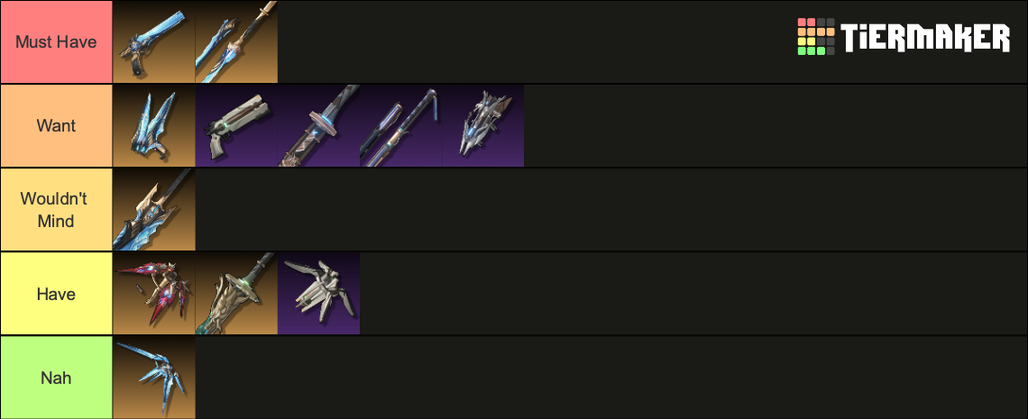 Wuthering Waves Weapon Template - V2.1 Update Tier List (Community ...