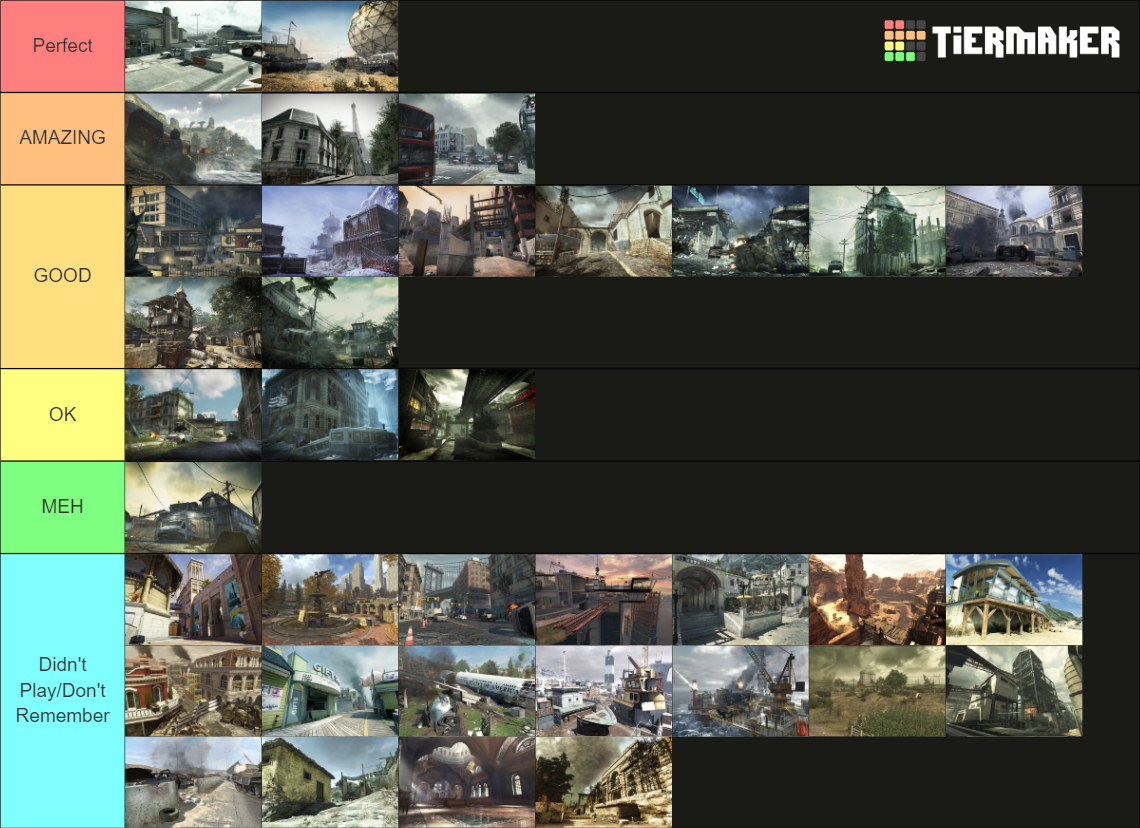 Call of Duty Modern Warfare 3 Maps Tier List (Community Rankings ...