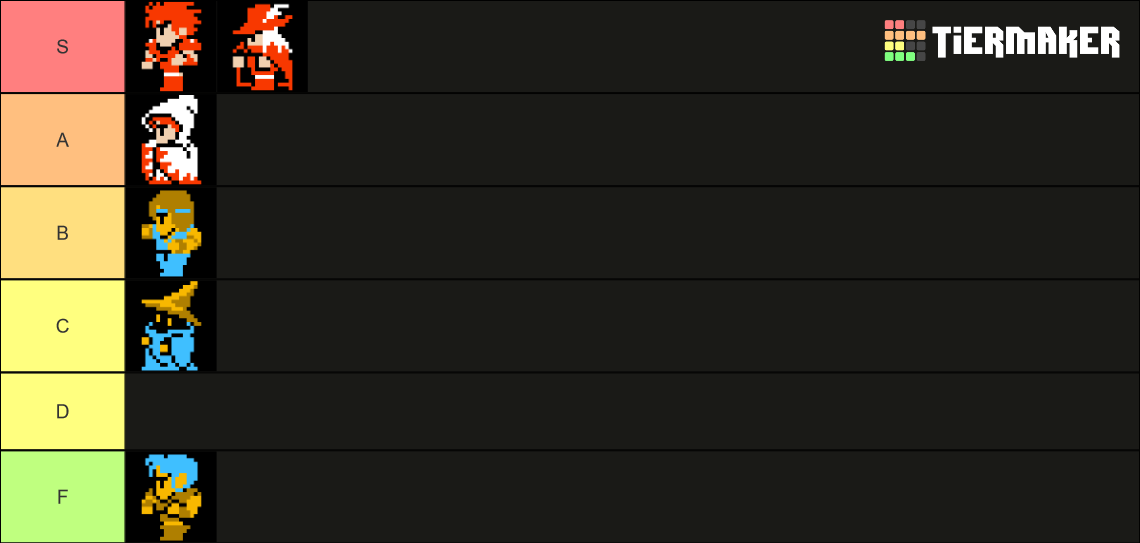 FF1 Classes Tier List (Community Rankings) - TierMaker