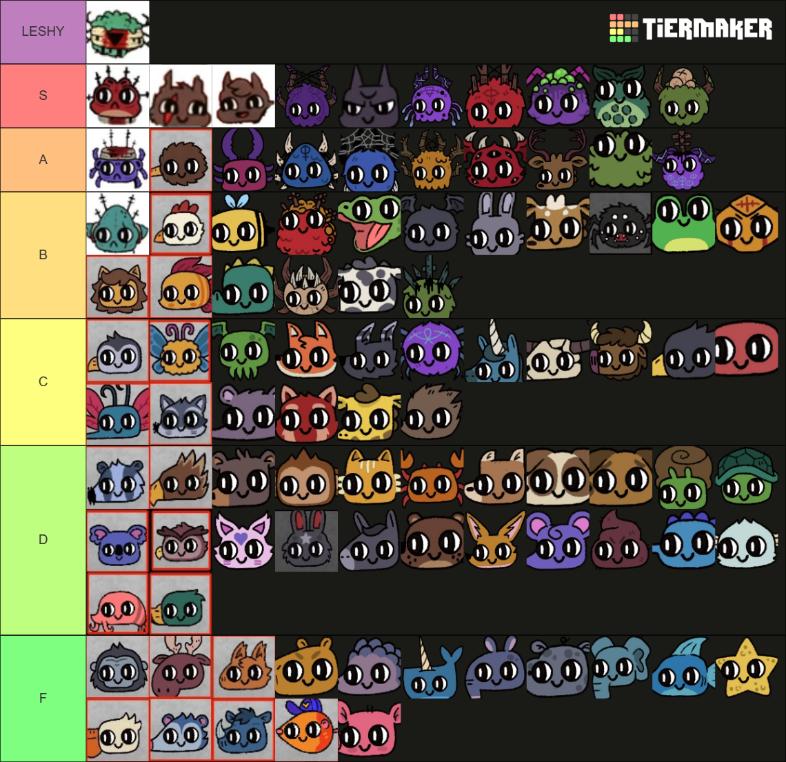 Cult of the Lamb All Follower Forms Tier List (Community Rankings ...