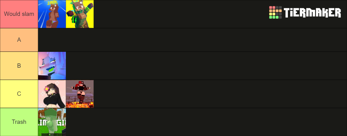 SlipperyT characters Tierlist Tier List (Community Rankings) - TierMaker