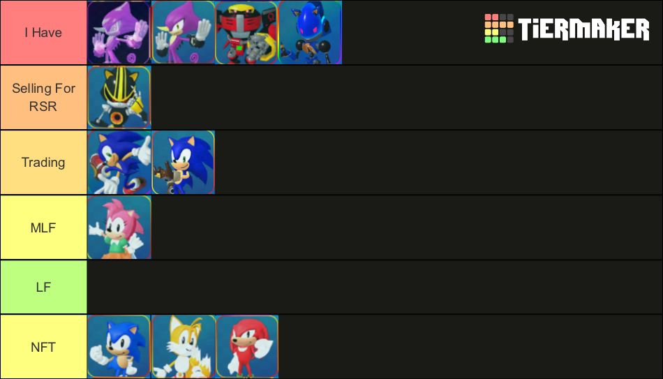 All Sonic Speed Sim Skins (Updated 8/2/2024) Tier List (Community ...