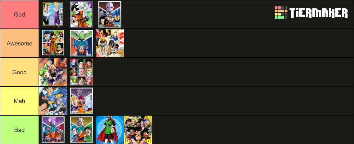 Dragon Ball Sagas Tier List (Community Rankings) - TierMaker