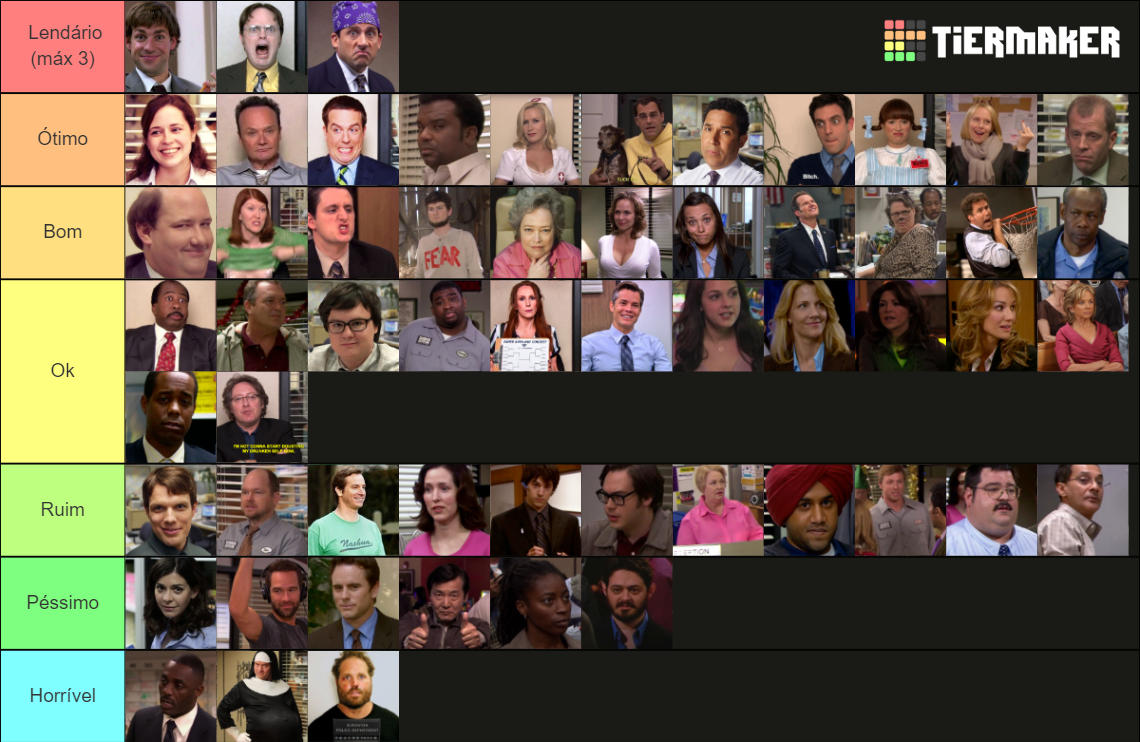 Every Character from The Office Tier List (Community Rankings) - TierMaker