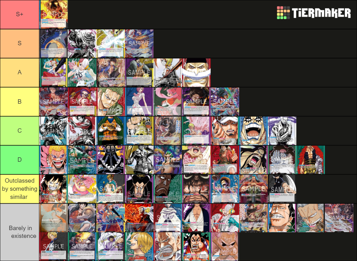 One Piece TCG Leaders Up to OP10 Tier List (Community Rankings) - TierMaker