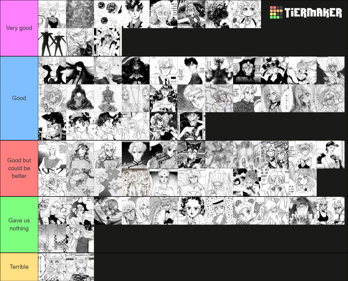 Sailor Moon manga - villains Tier List (Community Rankings) - TierMaker Sailor Moon manga - villains Tier List (Community Rankings) - TierMaker