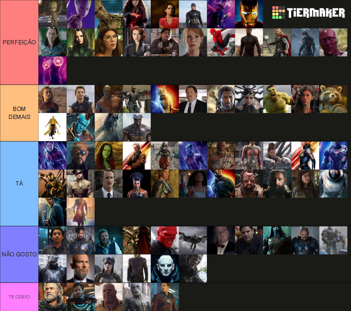 Marvel Characters Tier List (Community Rankings) - TierMaker
