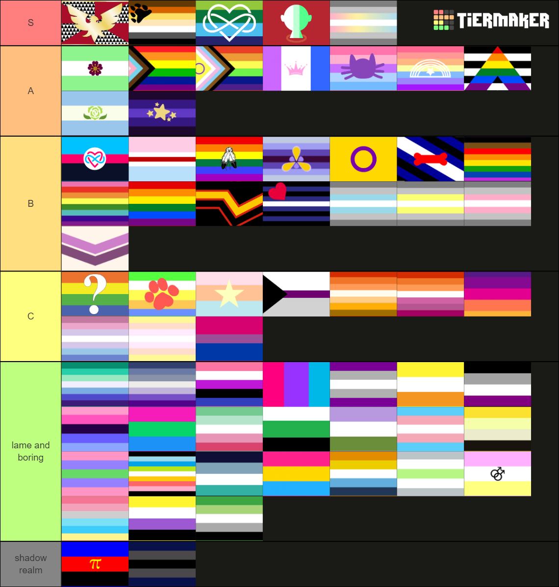 every pride flag Tier List (Community Rankings) - TierMaker