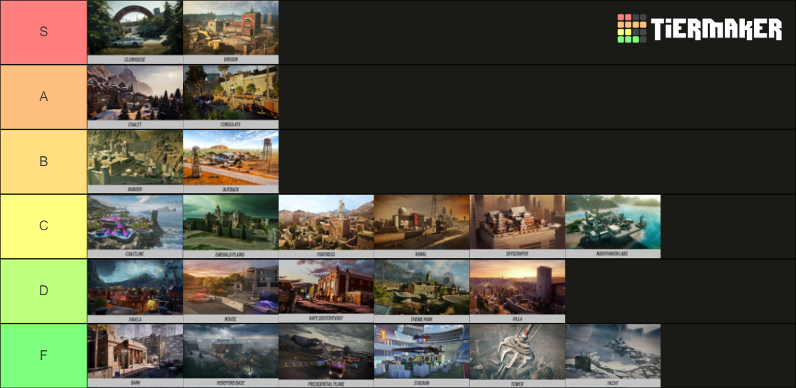 Rainbow Six Siege Maps January 2023 Tier List (Community Rankings ...