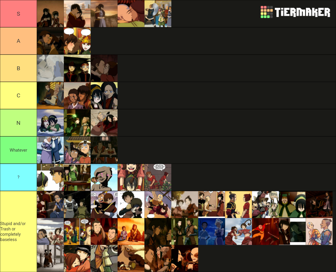 Avatar: The Last Airbender ships Tier List (Community Rankings) - TierMaker