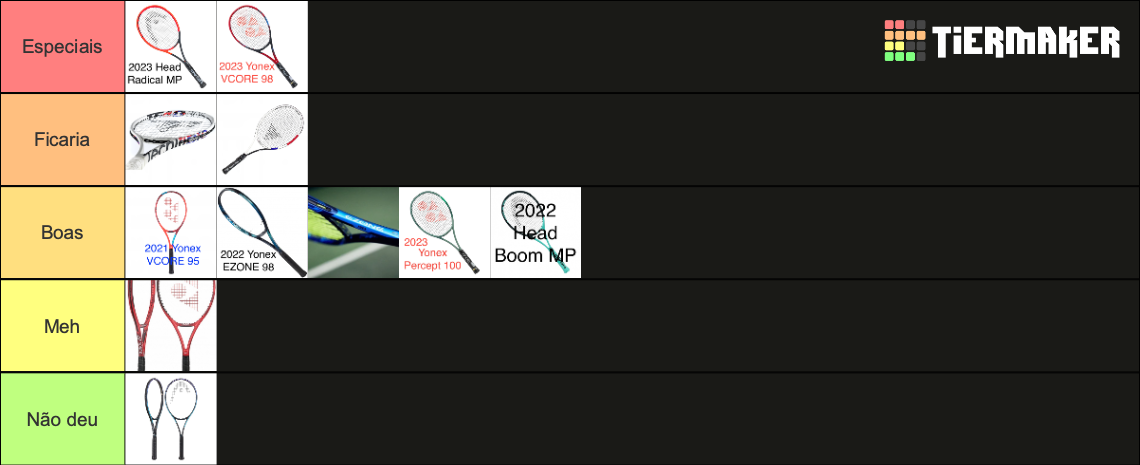 Best Tennis Rackets Tier List (Community Rankings) - TierMaker