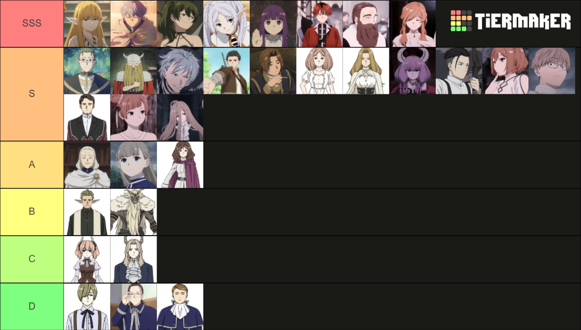 Frieren Tier List (Community Rankings) - TierMaker