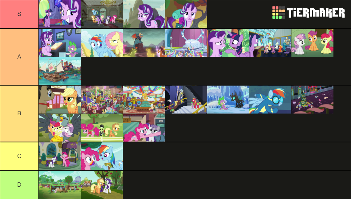 My Little Pony Season 6 Episode Tier List (Community Rankings) - TierMaker