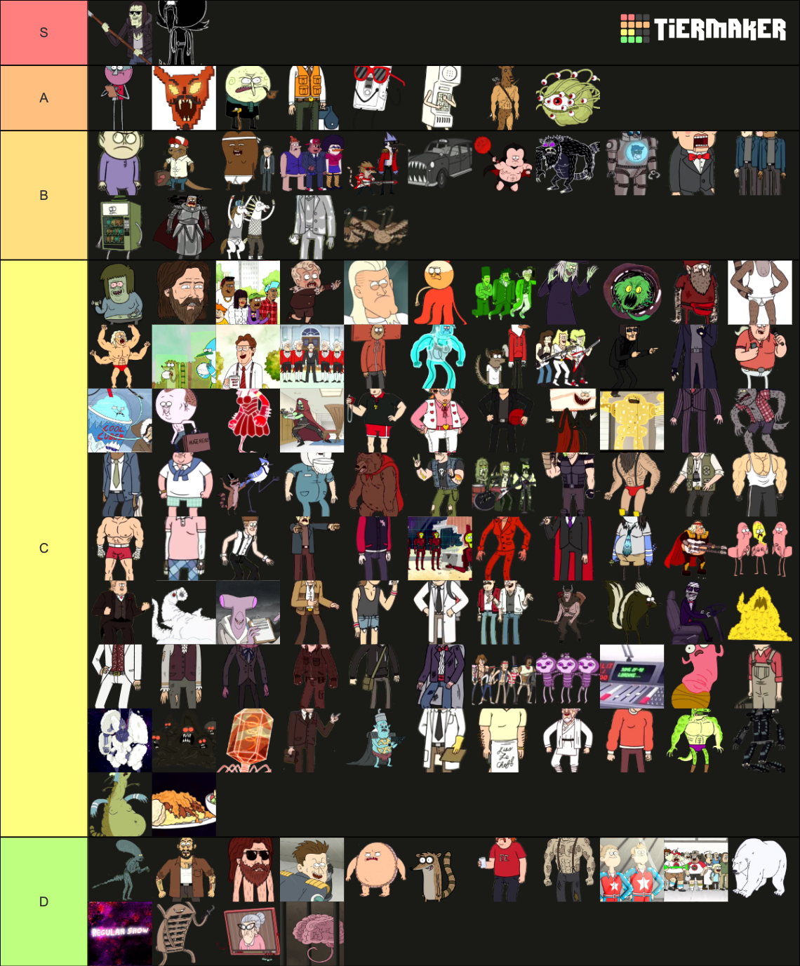 Regular Show Villains Tier List (Community Rankings) - TierMaker Regular Show Villains Tier List (Community Rankings) - TierMaker