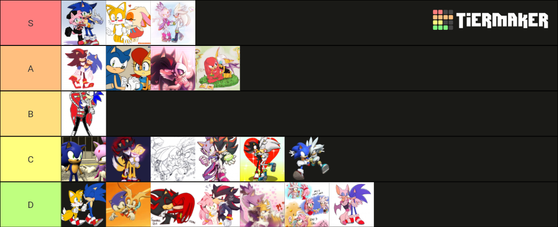 Sonic ships ️‍🩹 ️🚢 Tier List (Community Rankings) - TierMaker