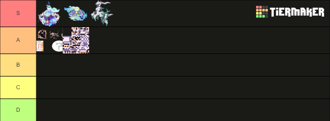Stellar/??? Type Pokemon Tier List (Community Rankings) - TierMaker