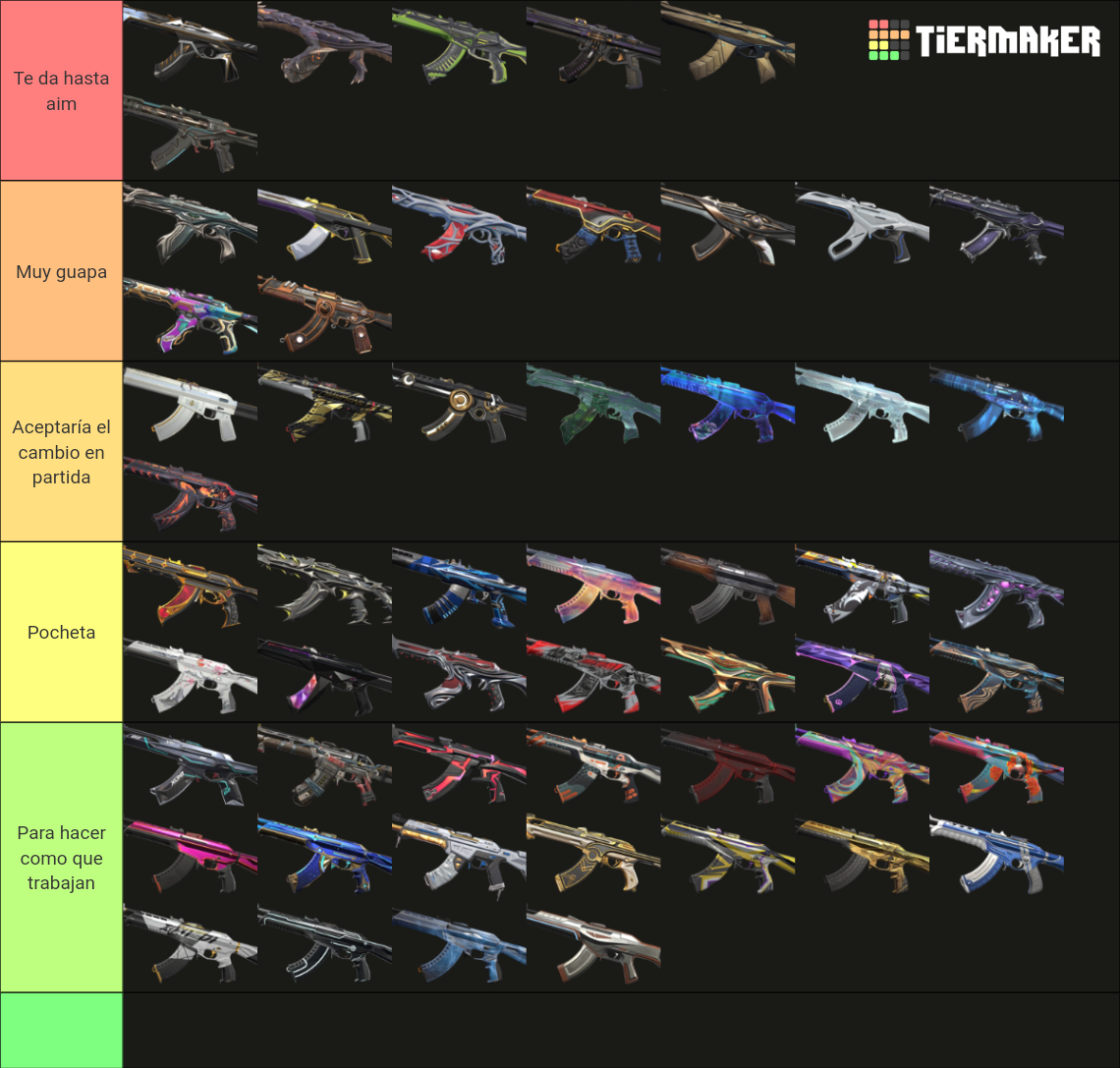 Valorant Vandal Skins (June 2023) Tier List (Community Rankings ...