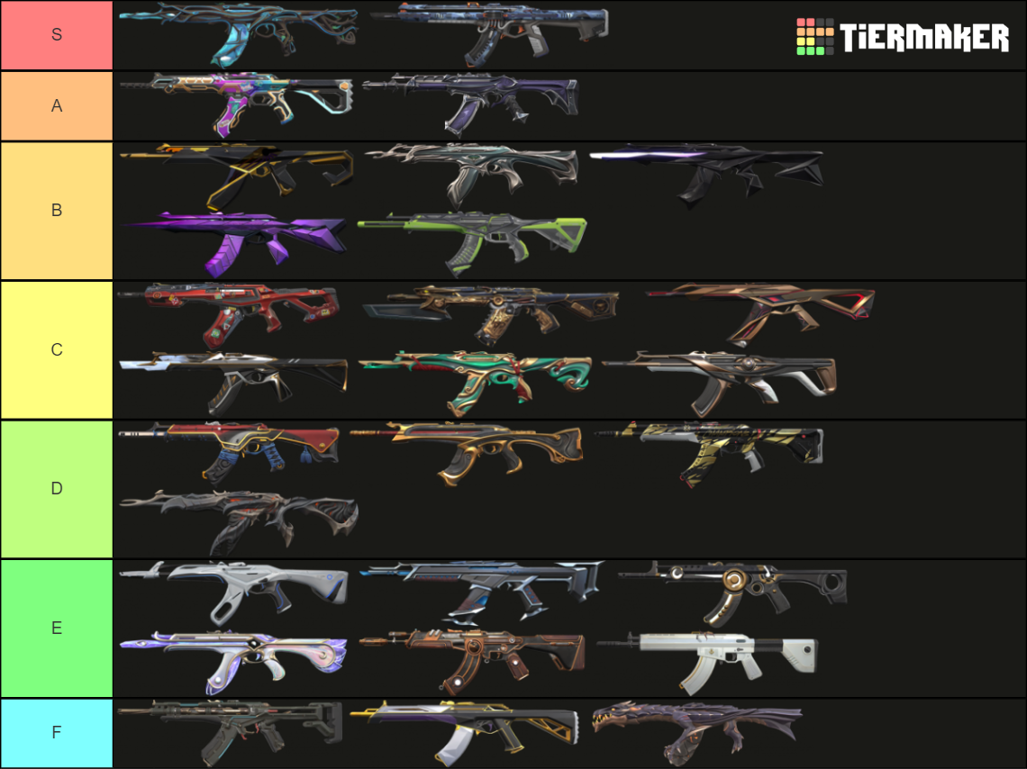 Valorant Vandal Skins October 2024 Tier List (Community Rankings ...