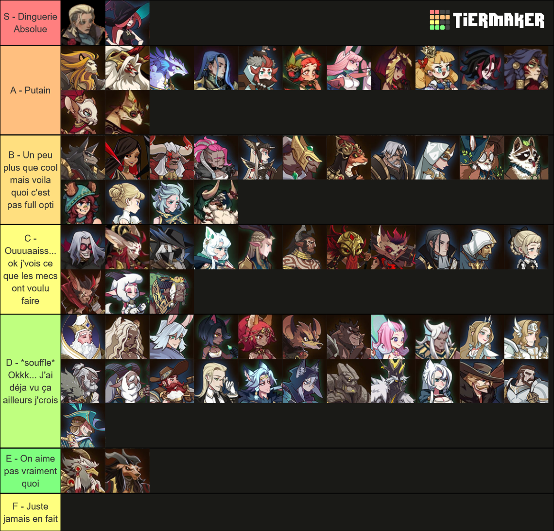 AFK Arena All Heroes Tier List (Community Rankings) - TierMaker