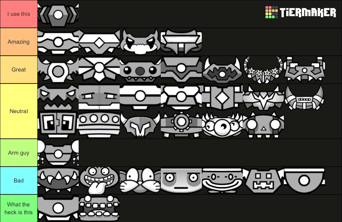 All Geometry Dash UFOs Tier List (Community Rankings) - TierMaker
